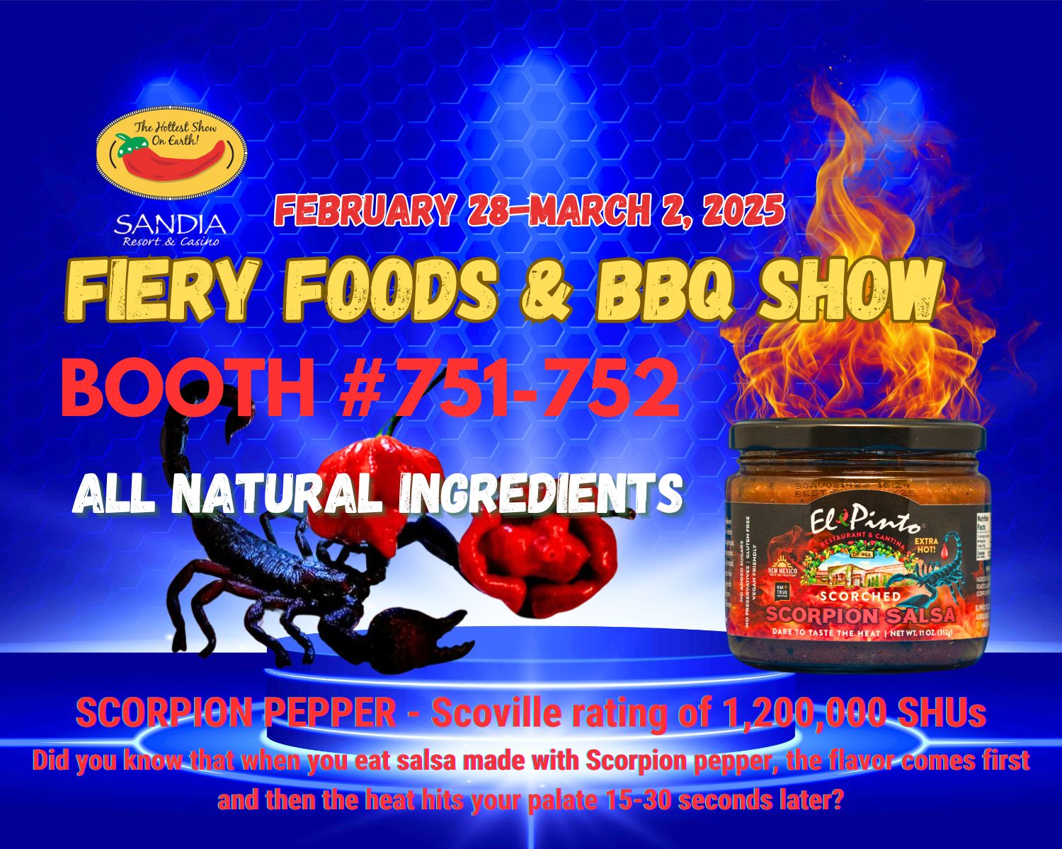 Scorpion – tagged "EP SCORPION" – El Pinto Co-Packing